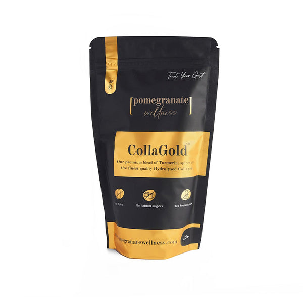 Pomegranate Wellness CollaGold Collagen 250g – Zayaan Wellness